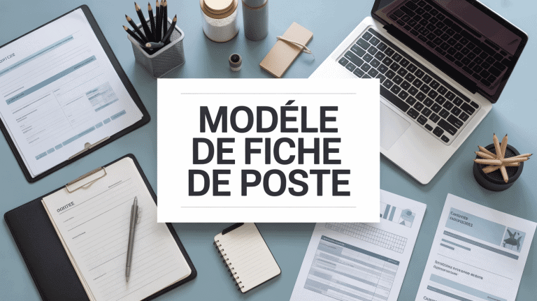 Fiche de Poste Modèle Guide Pratique RH